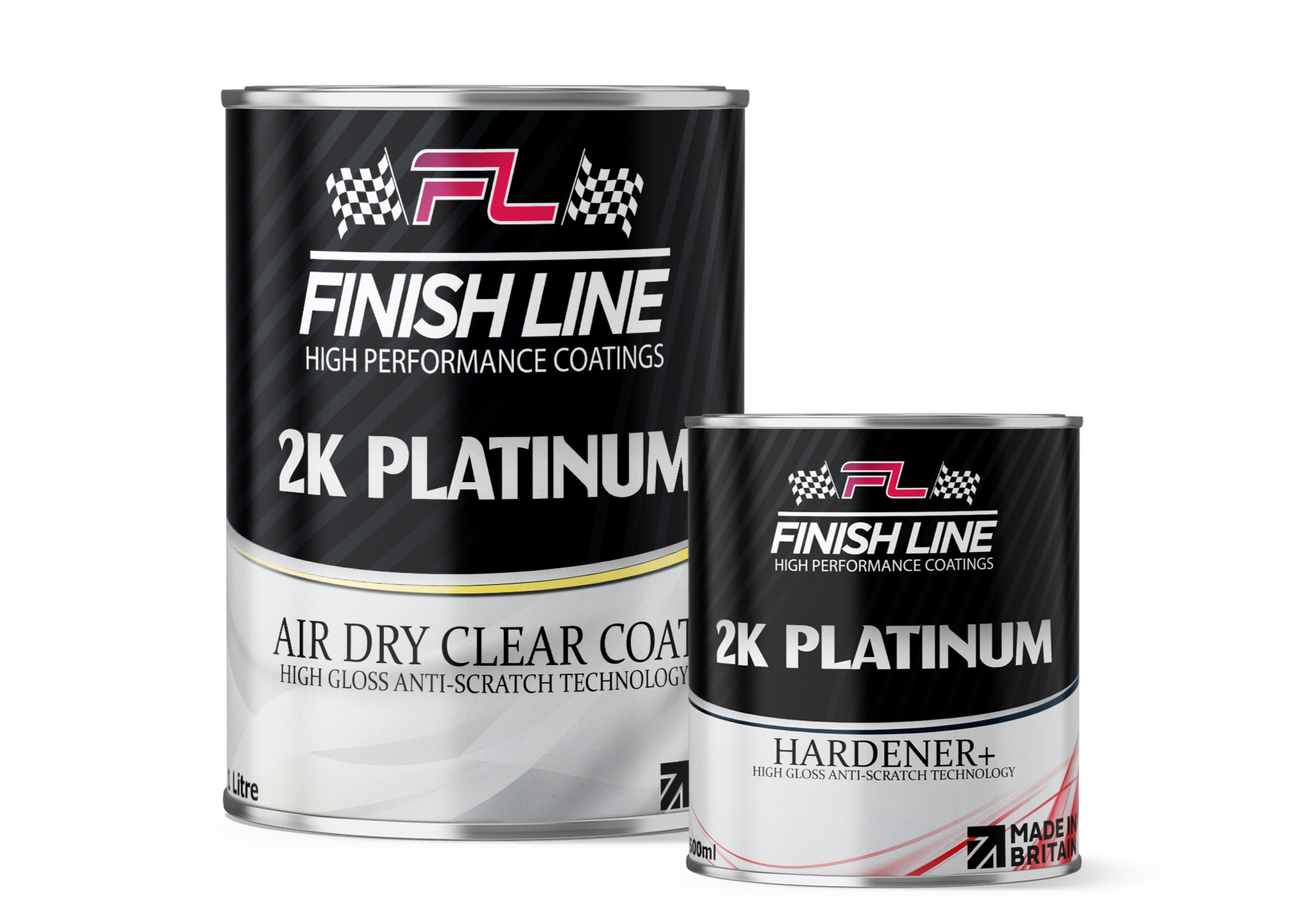Finish Line 2K Platinum Air Dry Clearcoat 1.5 Litre Kit – Rapid Paints