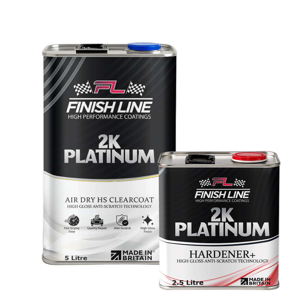 Finish Line 2K Platinum Air Dry Clearcoat 7.5 Litre Kit – Rapid Paints