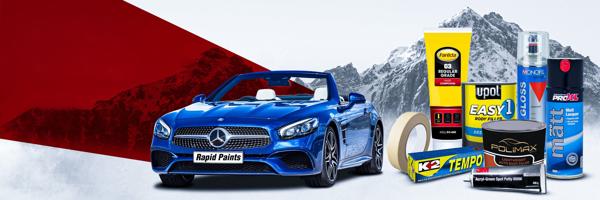 Premium Auto Paint & Car Spray Paint Suppliers UK | Rapid Paints UK