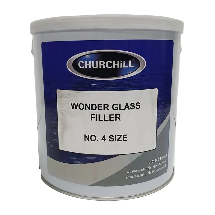 Home Fibre Glass Filler 2.5 Litre Churchill Wonder Glass