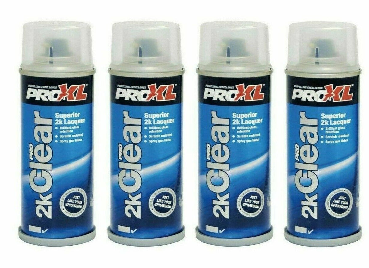 PRO XL 2K CLEAR LACQUER SPRAY AEROSOL - 200ML - FREE POSTAGE – Rapid Paints