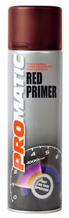PROMATIC RED PRIMER SPRAY AEROSOL - 500ML - FREE DELIVERY – Rapid Paints